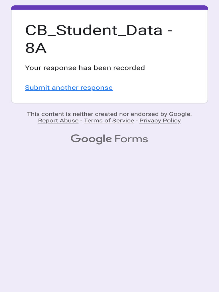 CB Student Data - 8A | PDF