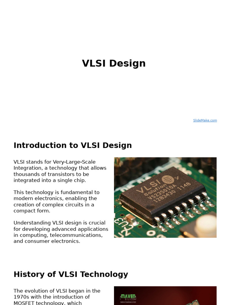 VLSI Design | PDF | Integrated Circuit | Logic Synthesis