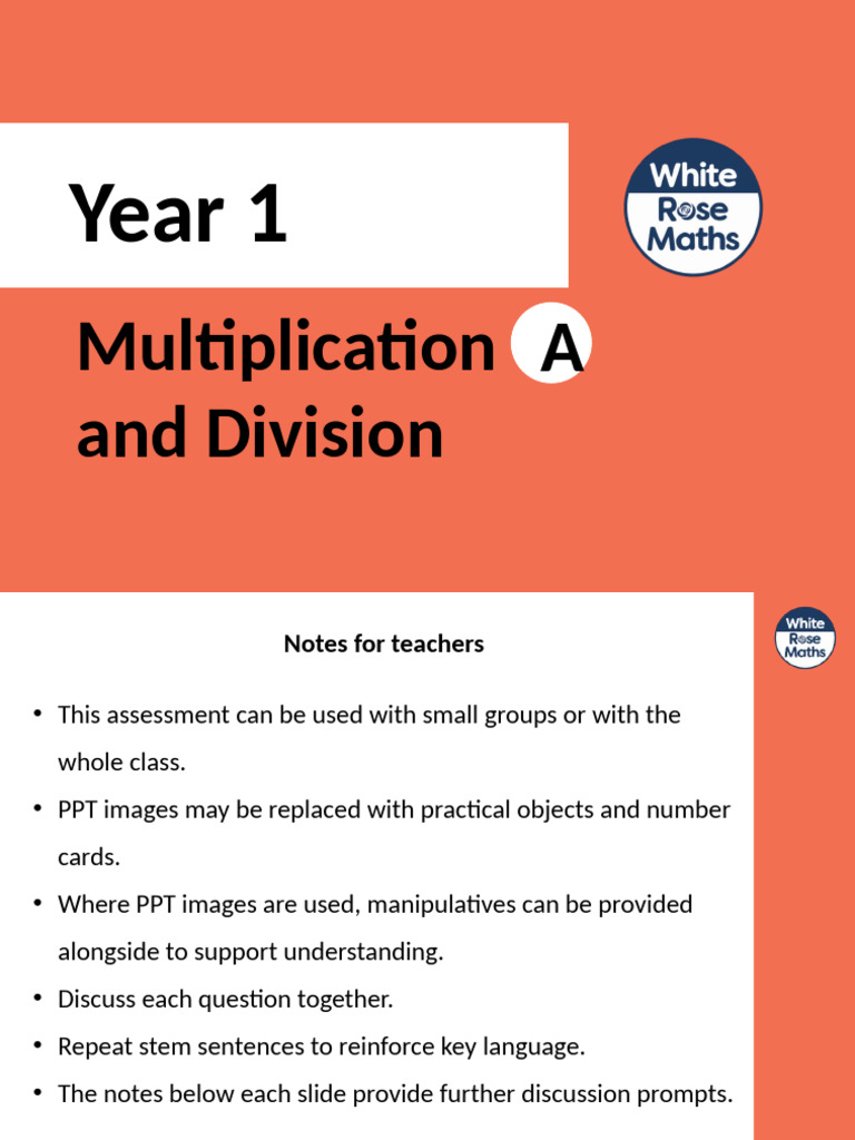 Y1SumEoB1 - Multiplication and Division | PDF