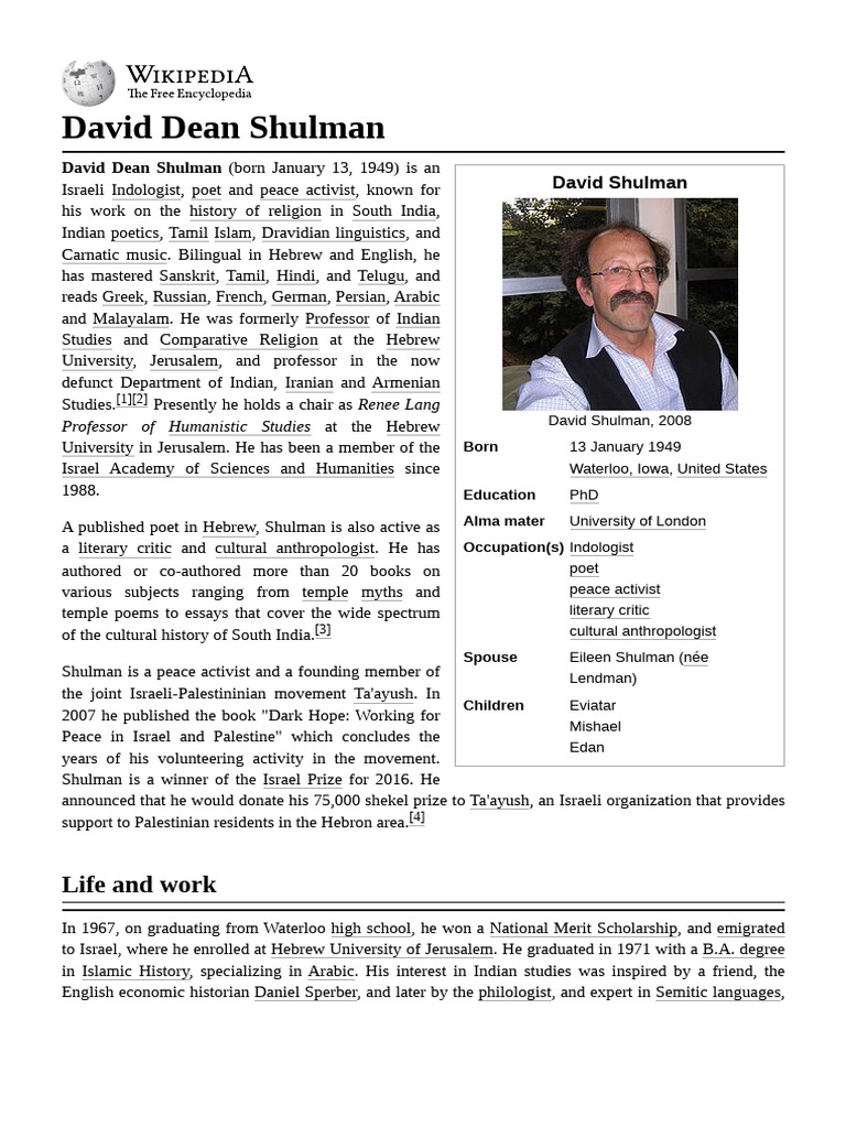 David_Dean_Shulman | PDF