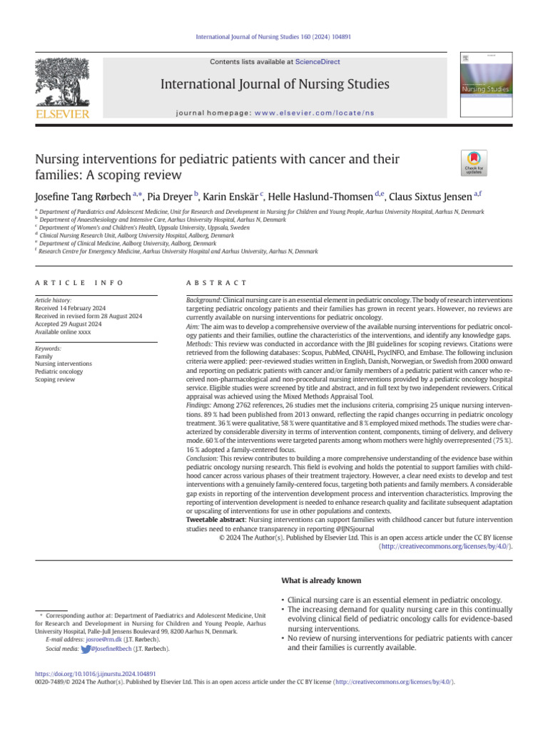 Full Text 01 | PDF | Nursing | Systematic Review