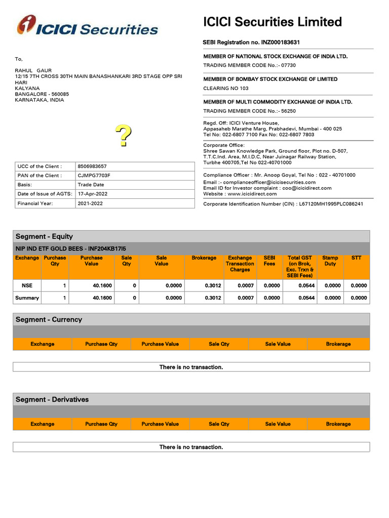 AnnualGlobalTransactionStatement 2021 2022 - SUMMARY | PDF | Financial ...