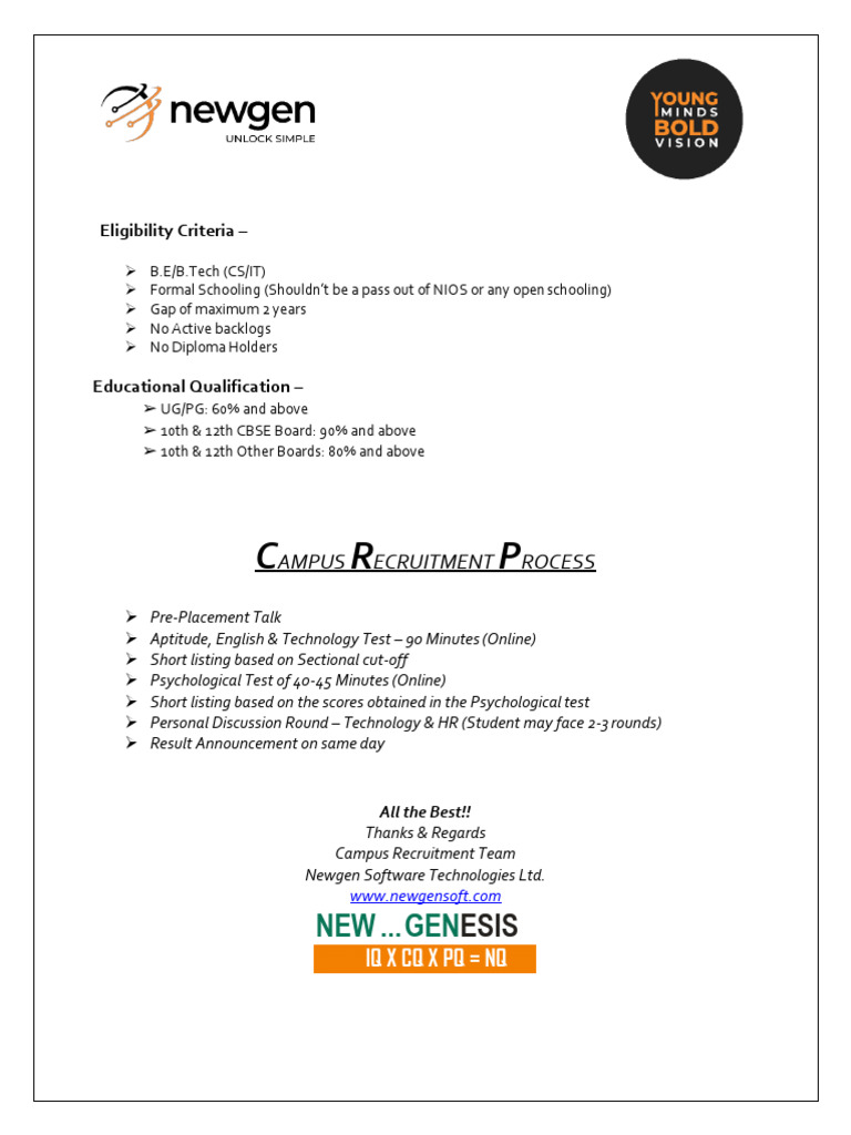 Criteria & Process_SE | PDF