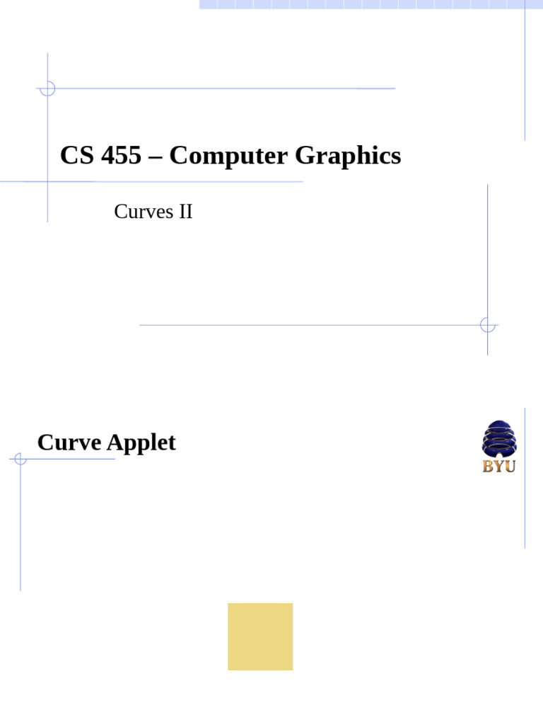 Lecture22 Curves II | PDF | Spline (Mathematics) | Differential Geometry