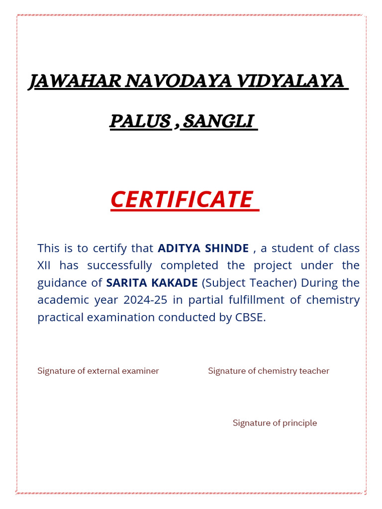 Chemistry Final Project | PDF