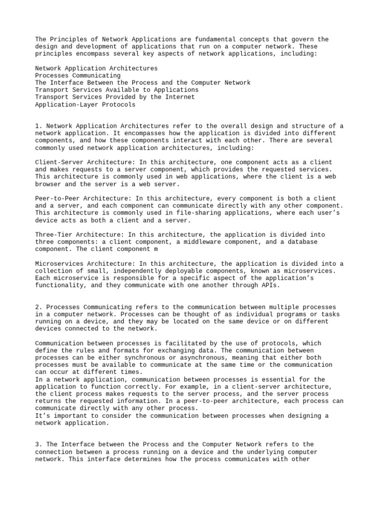 cn unit 5 | PDF | Client–Server Model | Computer Network