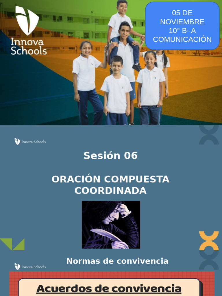 Oracin Compuesta Coordinada | PDF | Oración (Lingüística) | Gramática