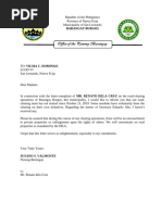 Meralco Request Letter | PDF