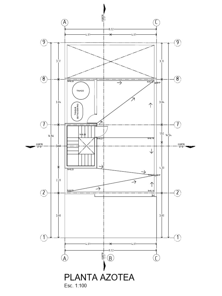 Plano Planta Azotea | PDF