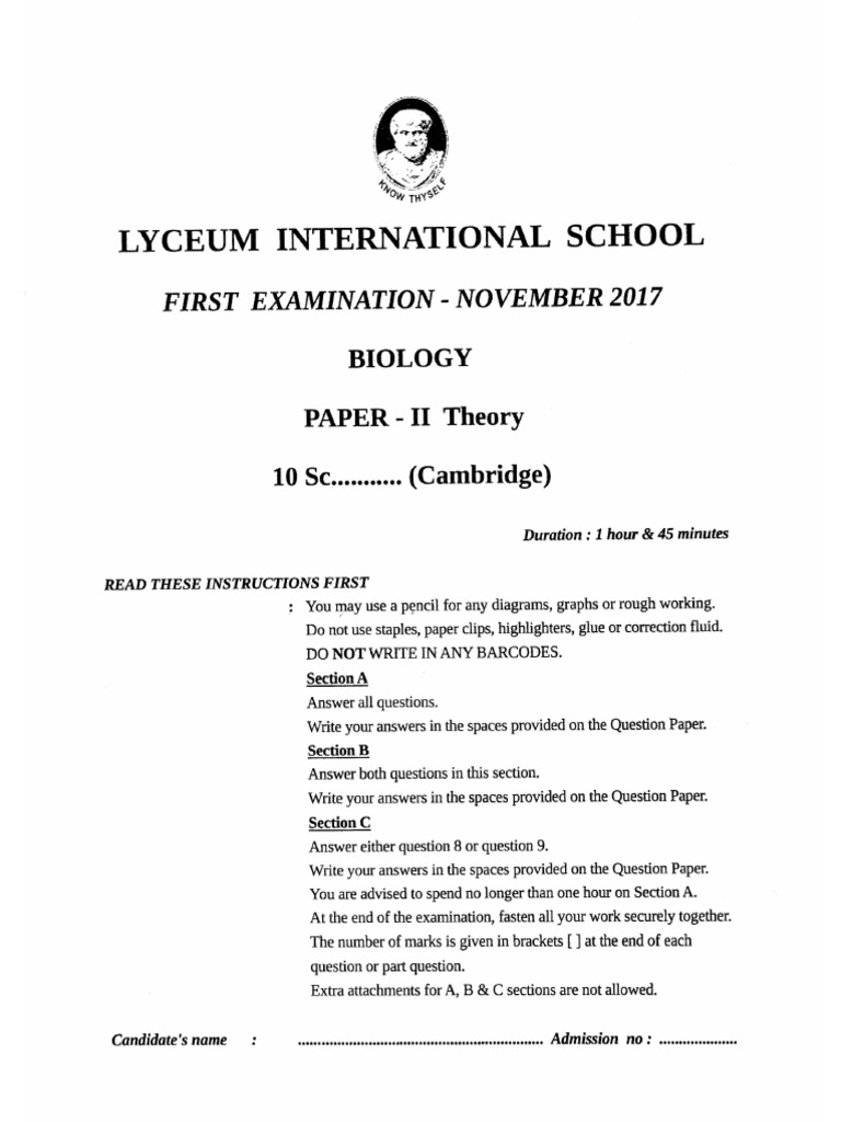 g10-bio-nov-2017-p2 | PDF