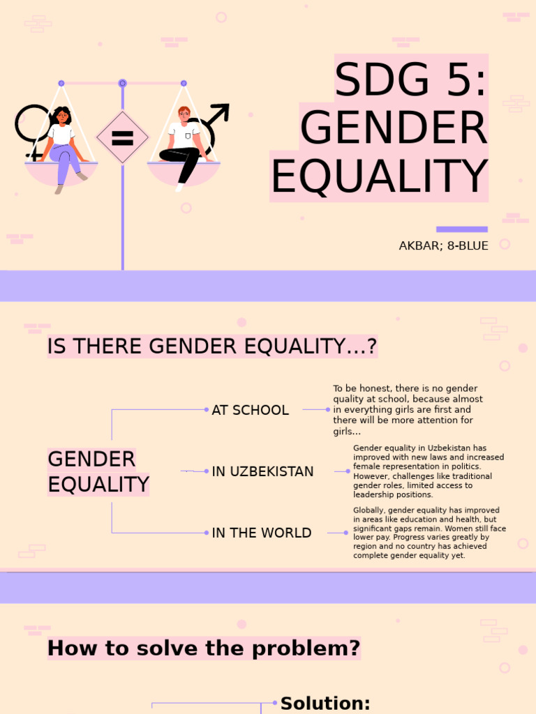 Gender Equality: Challenges and Solutions | PDF