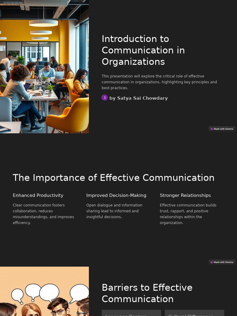 Introduction To Communication in Organizations | PDF | Communication ...