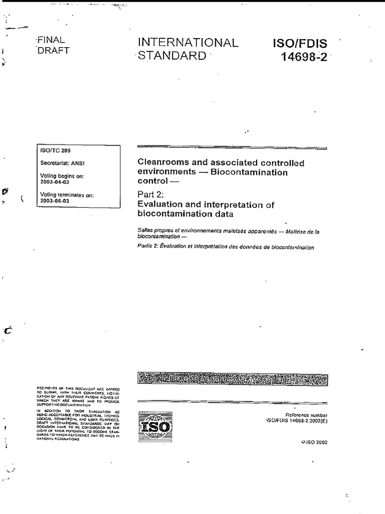 ISO 14644-2 | PDF