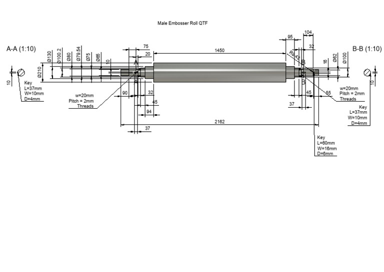 Male Embosser Roll QTF Interfold | PDF