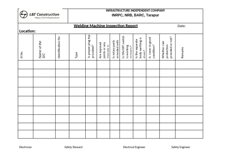 12.welding checklist | PDF