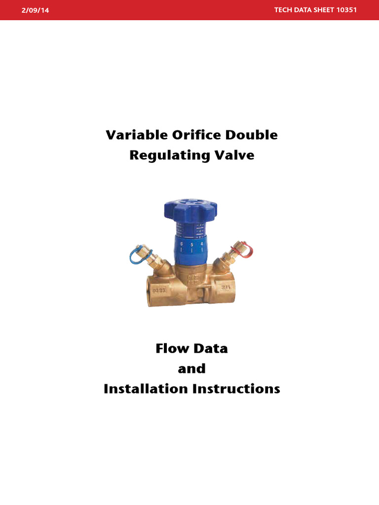 Hydraquip Technical Data Sheet TS10351 | PDF | Flow Measurement | Fluid Dynamics