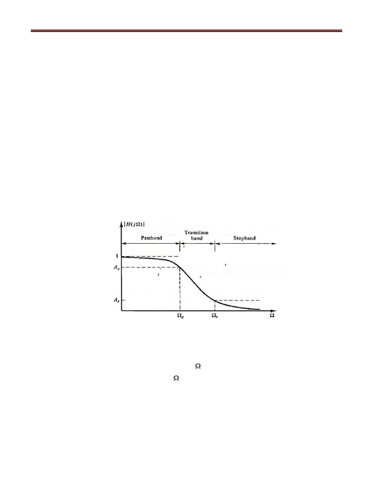 DSP II - 2 (Analog Filter Design) | PDF | Low Pass Filter | Filter (Signal Processing)