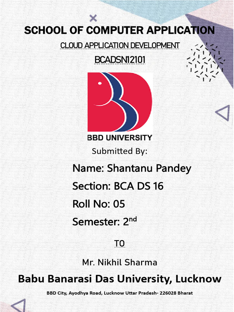 CLOUD ASSIGNMENT 1 | PDF | Command Line Interface | Computer File