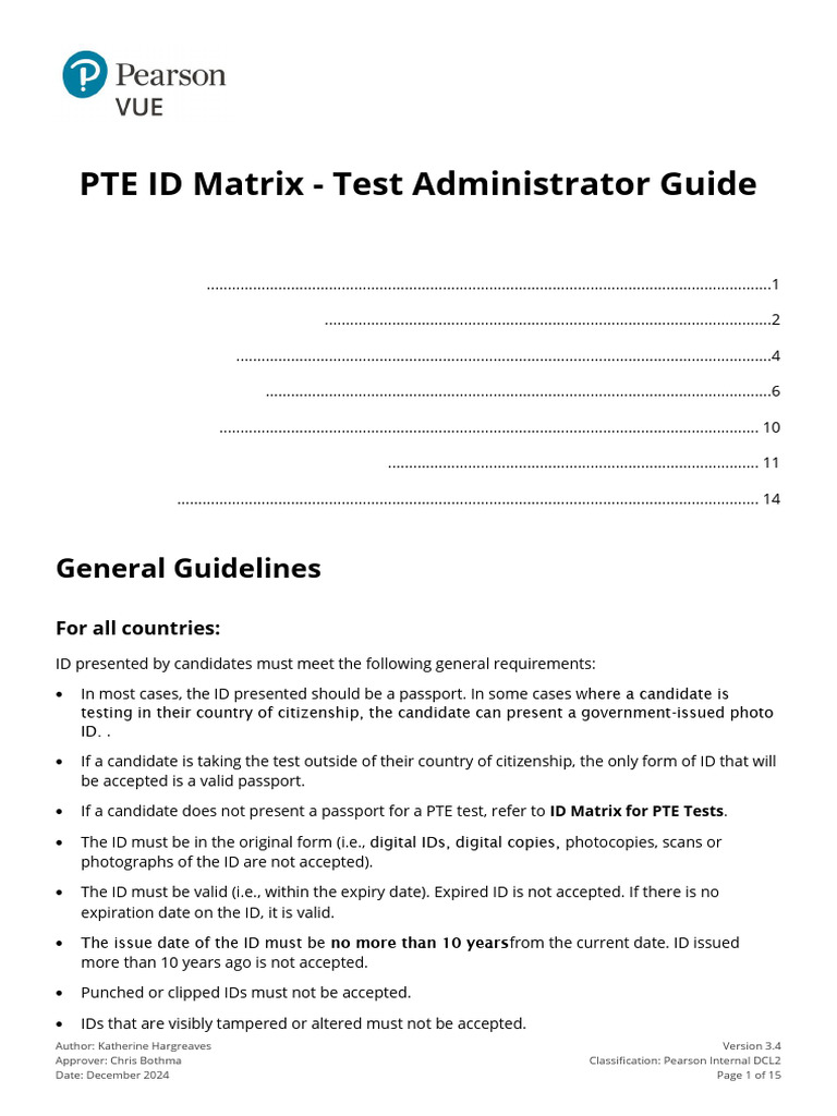 PTE ID Matrix (4) | PDF | Identity Document | Passport