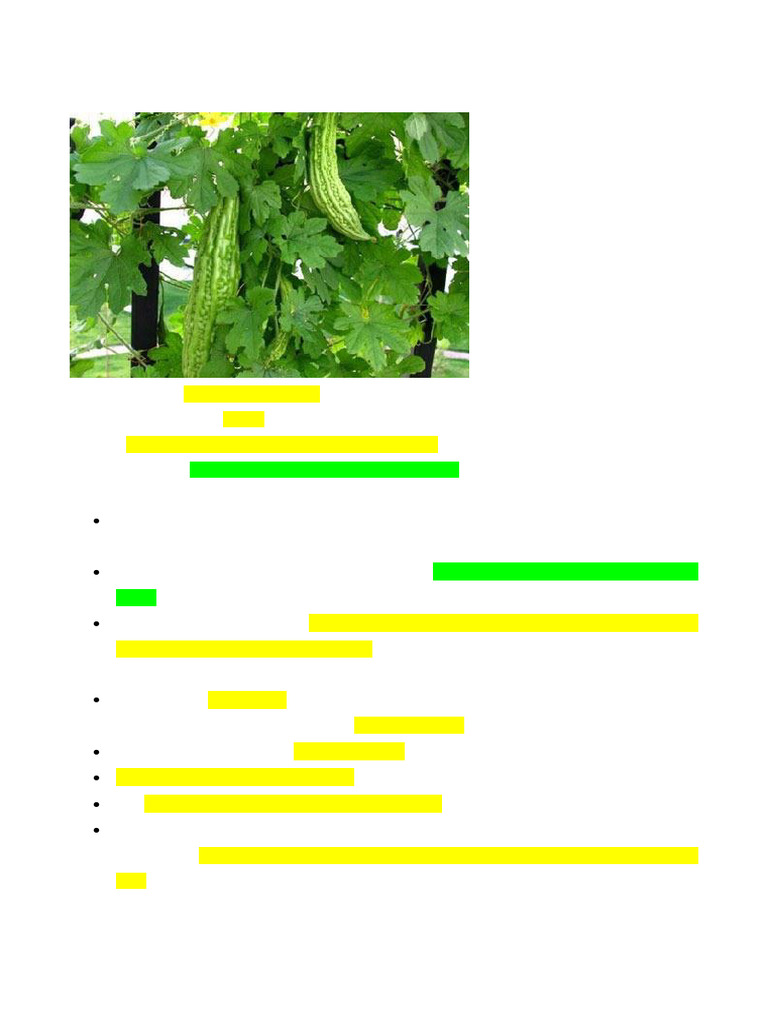 Bitter Gourd and Snake Gourd | PDF | Sowing | Seed