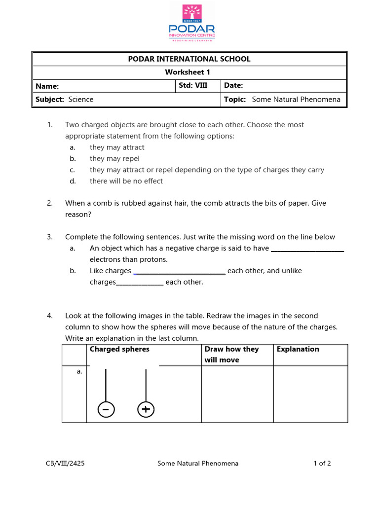 1725780079971.WS1 - CB - VIII - Sci - Some Natural Phenomena | PDF