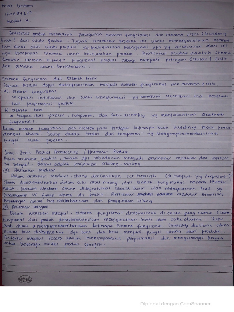 Ugi - Mugi Lestari - Module-4 | PDF