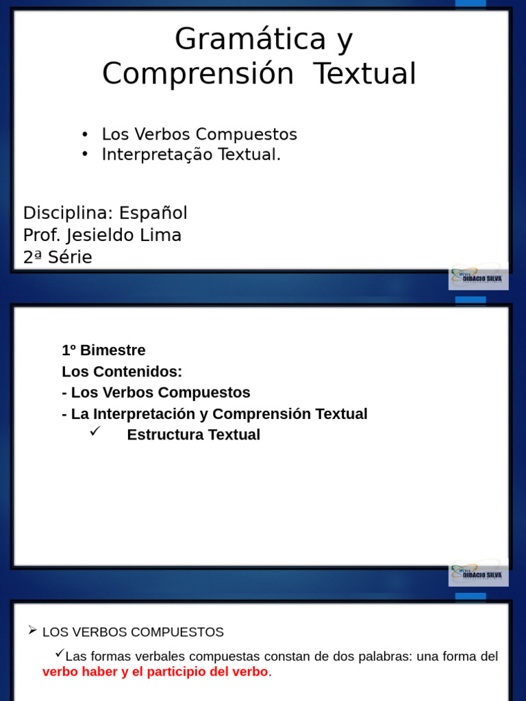 2 SERIE Aula Online 2 - Los Verbos Compuestos | PDF