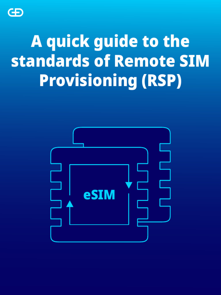 GSMA Standards For Remote SIM Provisioning | PDF