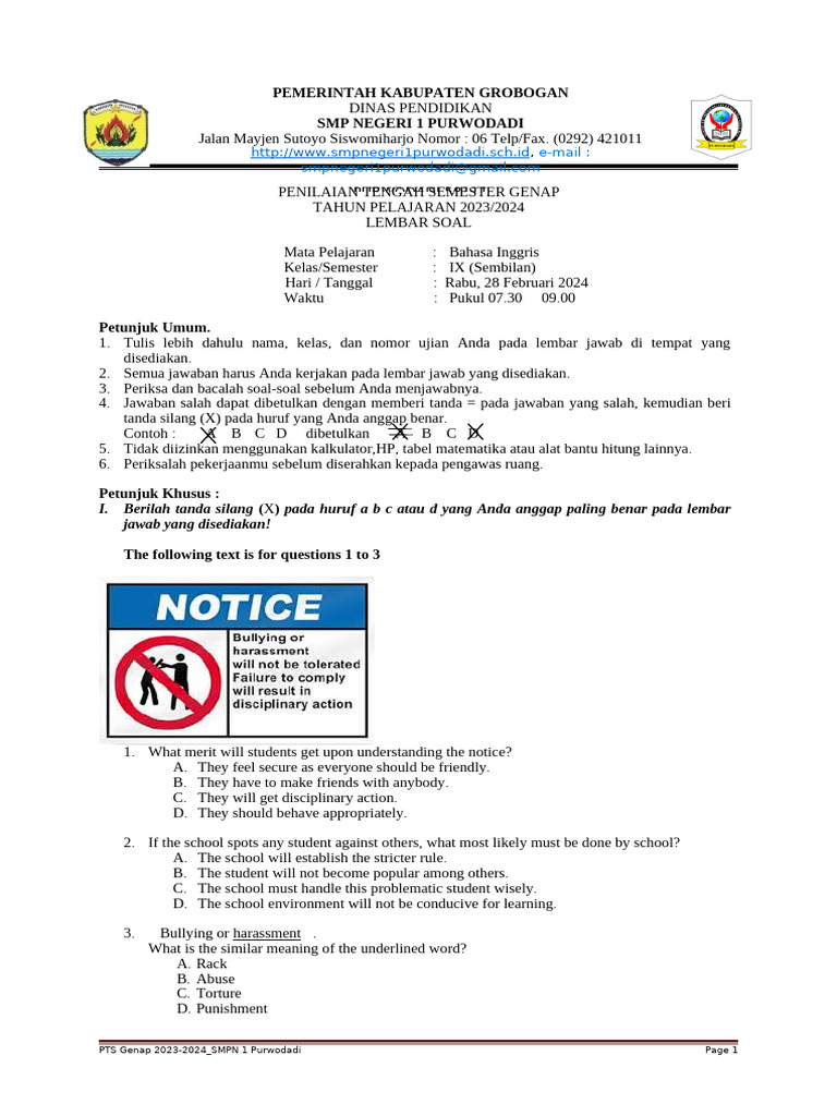 Soal Pts 2 Mtk Genap 2324_9 | PDF