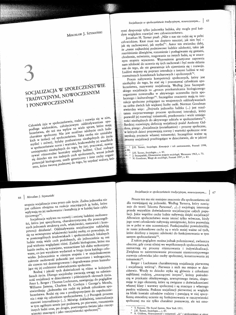 Socjalizacja | PDF