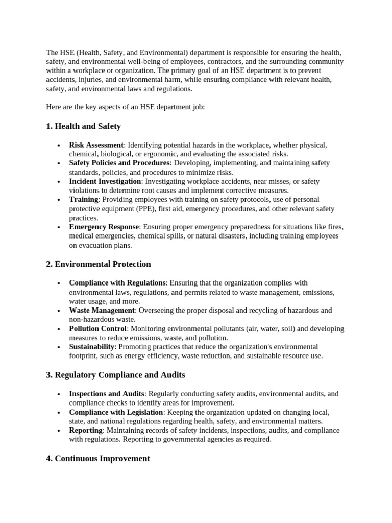 HSE | PDF | Occupational Safety And Health | Safety