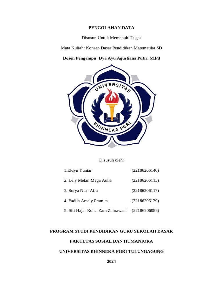 Kelompok 4 - Pengolahan Data | PDF