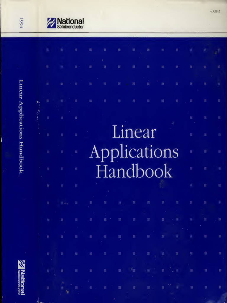Handbook: Applications | PDF | Semiconductor Devices | Electrical Engineering