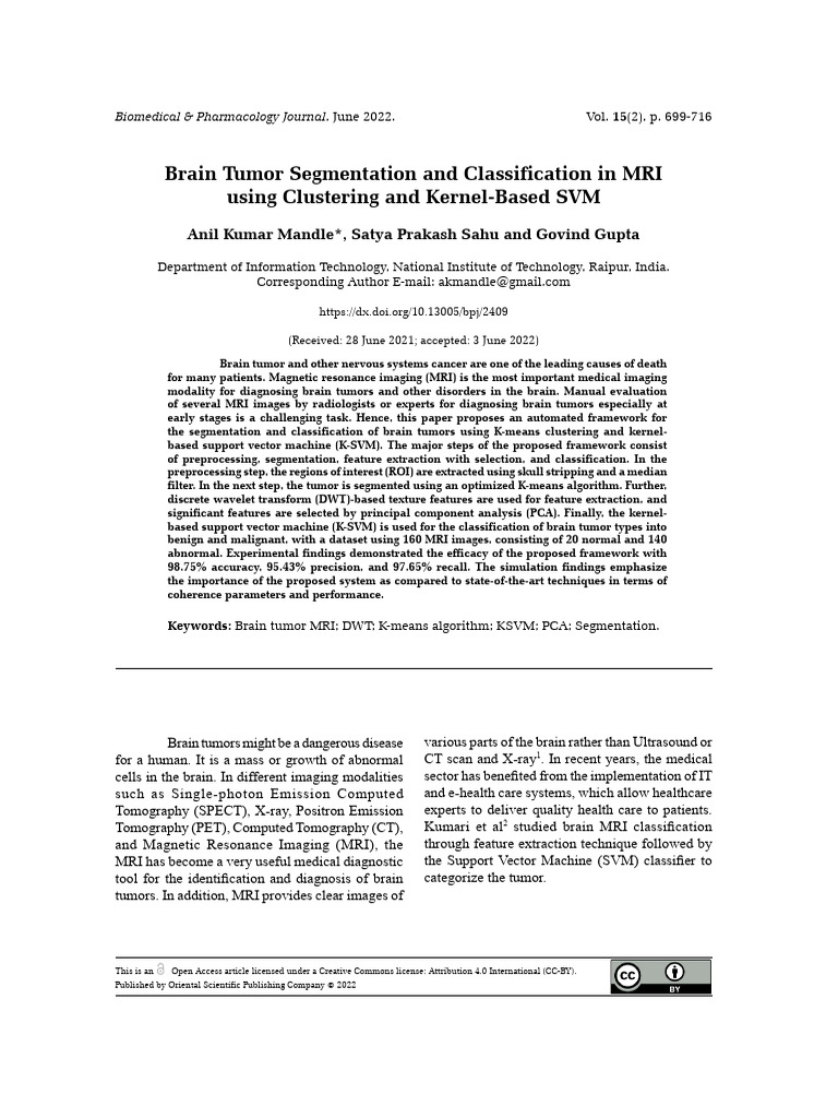 SVM Classifier Important | PDF | Support Vector Machine | Image Segmentation