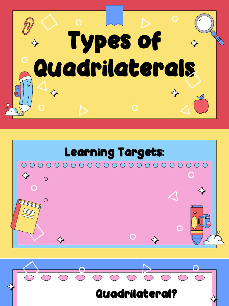 Q3 LESSON 1 - Types of Quadrilaterals | PDF | Rectangle | Elementary ...