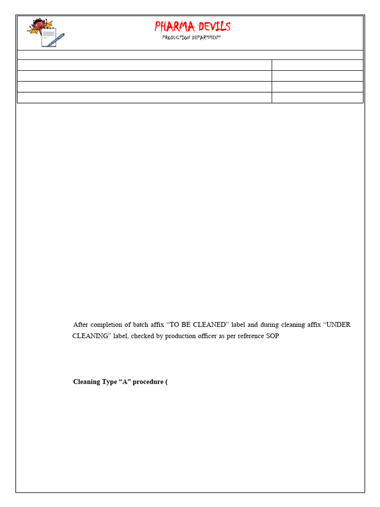 SOP For Cleaning and Operationr Filter Press | PDF | Filtration | Valve