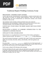 ULC Civil Wedding Script | PDF | Wedding | Marriage