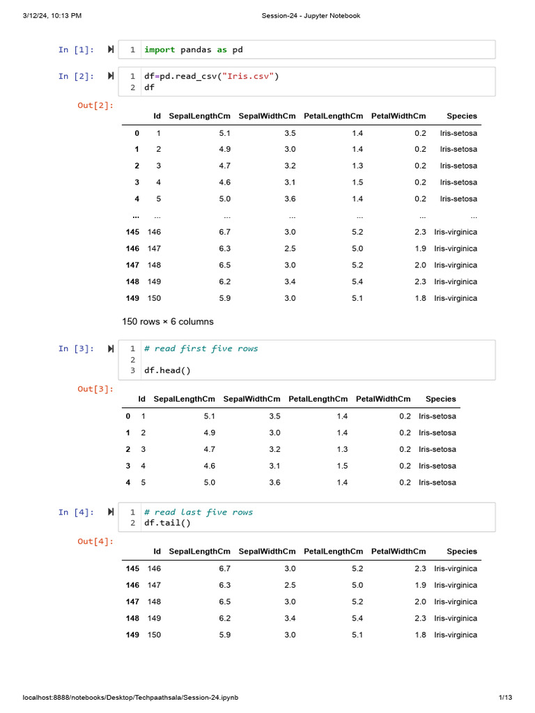 Session-24 - Jupyter Notebook | PDF Session-24 - Jupyter Notebook | PDF