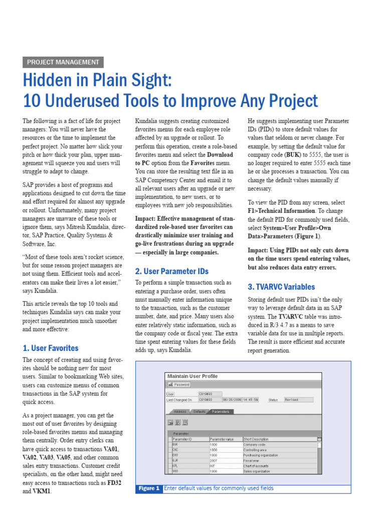 10 Underused Tools To Improve Any Project | PDF | Software | Computing
