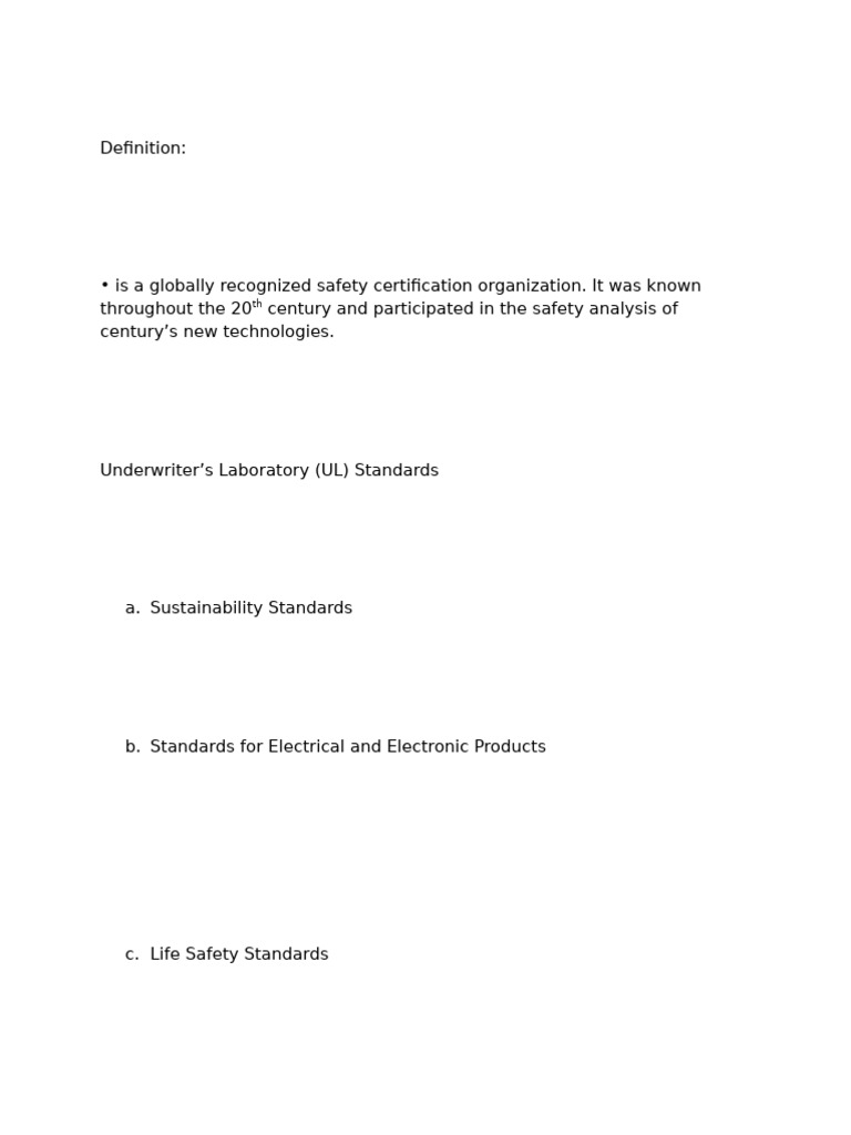 UL Standards for Electrical Safety | PDF | Electrical Substation ...