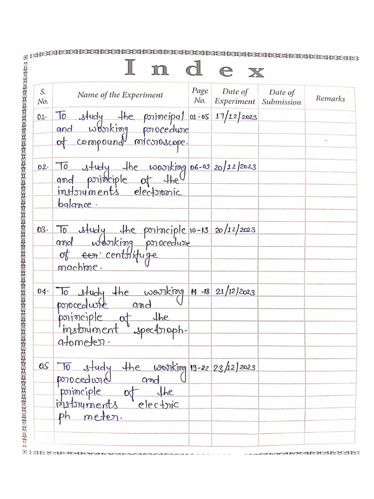 Zoology Practical File | PDF