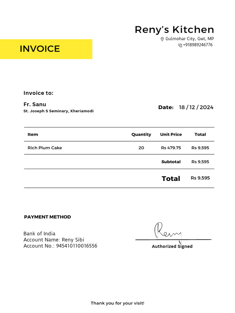 Invoice 1 | PDF