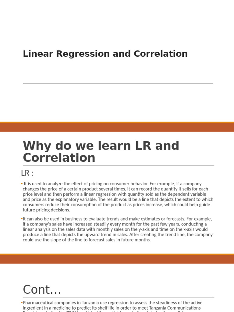 (Mathe) Simple Linear Regression and Correlation | PDF | Linear Regression | Regression Analysis