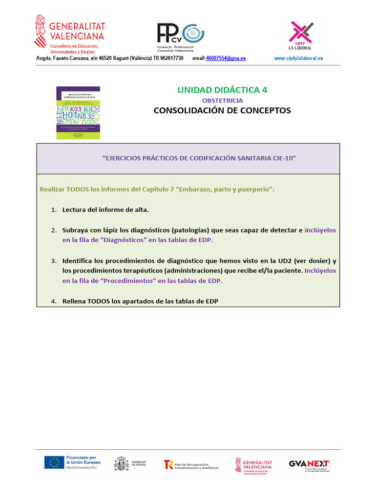 UD4. Actividades libro | PDF