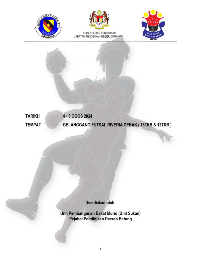 Rangka Kertas Konsep 2024 Handball Sarawak Editted 2024 FINAL | PDF