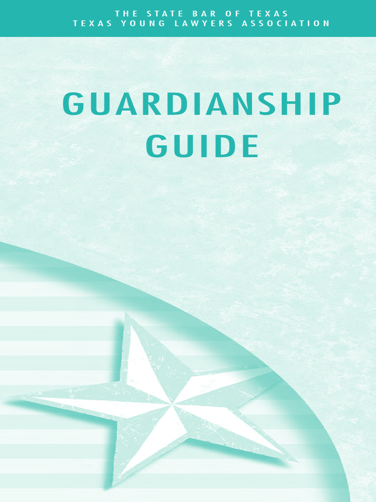 TYLA Guardianship Guide | PDF | Legal Guardian | Private Law