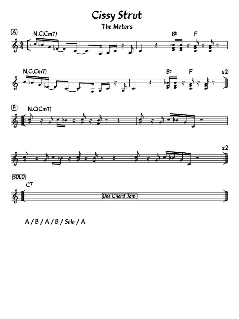 Cissy Strut | PDF