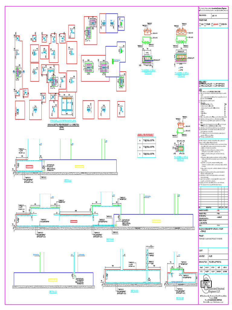 20240926_ R3 SECTION FOUNDATION LAYOUT-Model | PDF