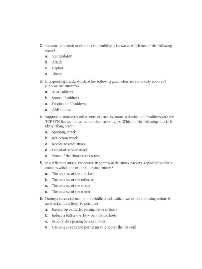 CCNA 200-301 Official Cert Guide, Volume 2-39 | PDF | Denial Of Service ...