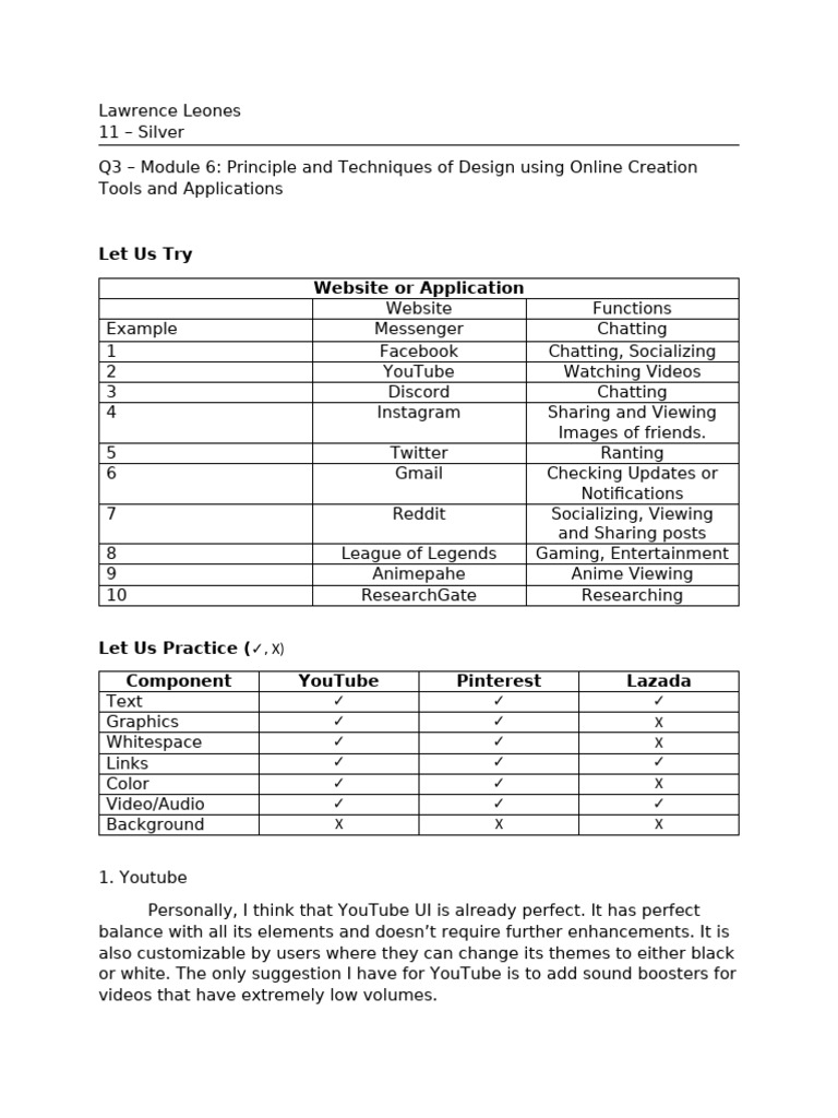 3 6 ETECH | PDF | You Tube | Computing